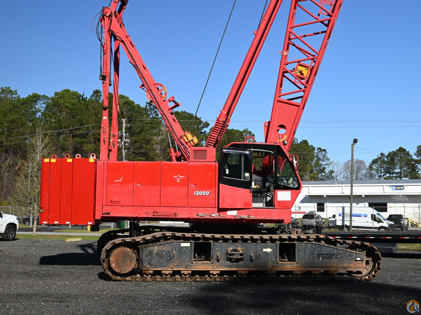 Manitowoc 12000 Crawler Lattice Boom Cranes Excellent Dozier Crane ...