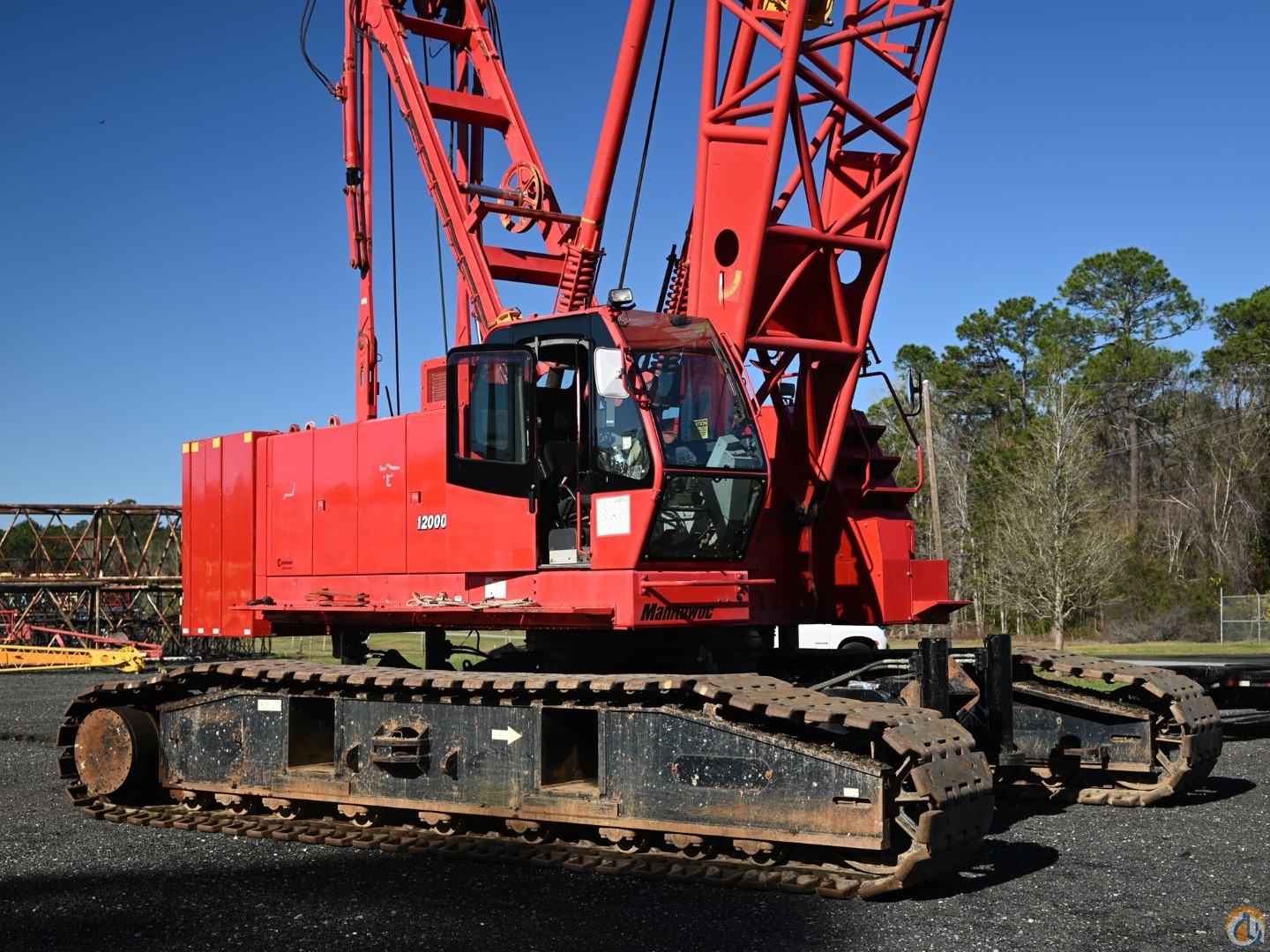 Manitowoc 12000 Crawler Lattice Boom Cranes Excellent Dozier Crane ...