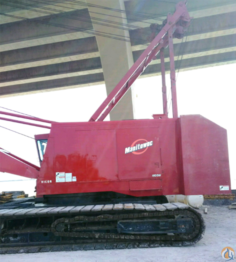 Manitowoc 4100W S2 Crawler Lattice Boom Cranes Excellent Exact Crane ...