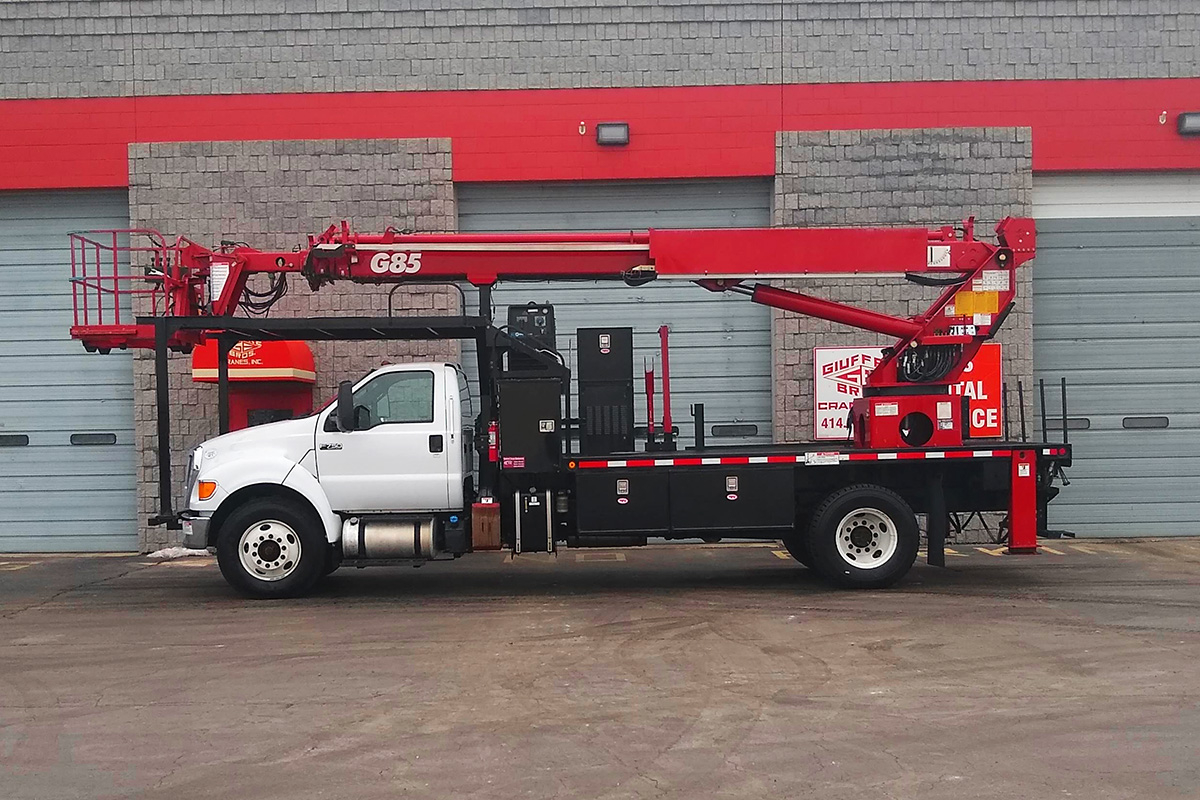 Elliott G85R Aerial Man Lifts Excellent Giuffre Bros. Cranes, Inc ...