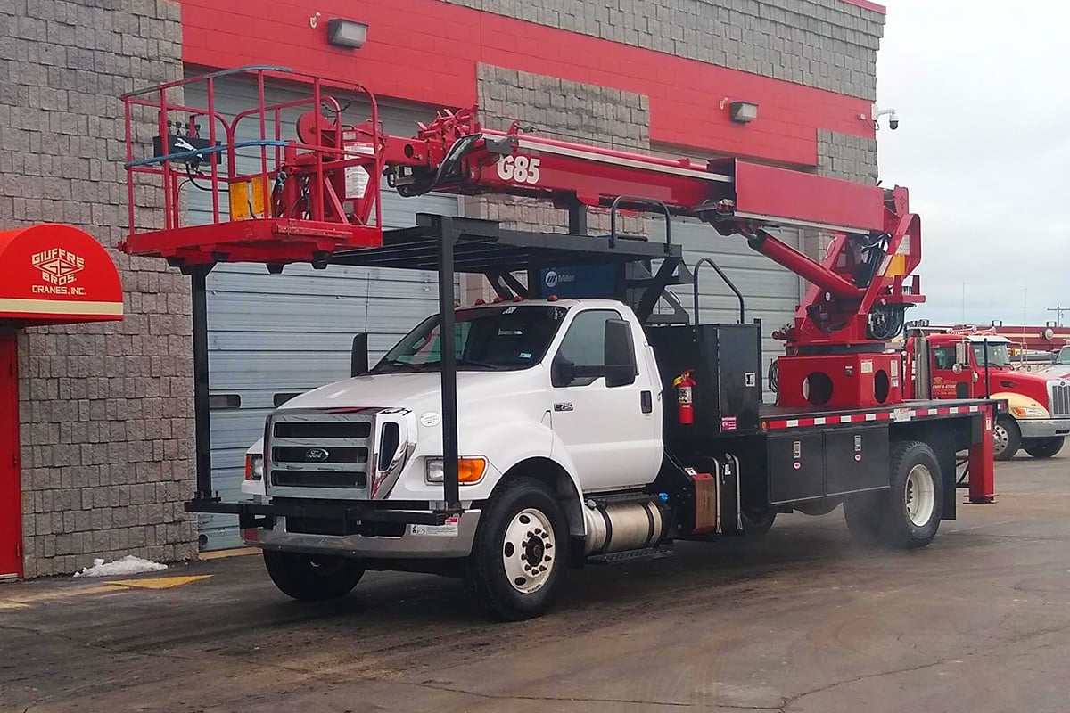 Elliott G85R Aerial Man Lifts Excellent Giuffre Bros. Cranes, Inc ...