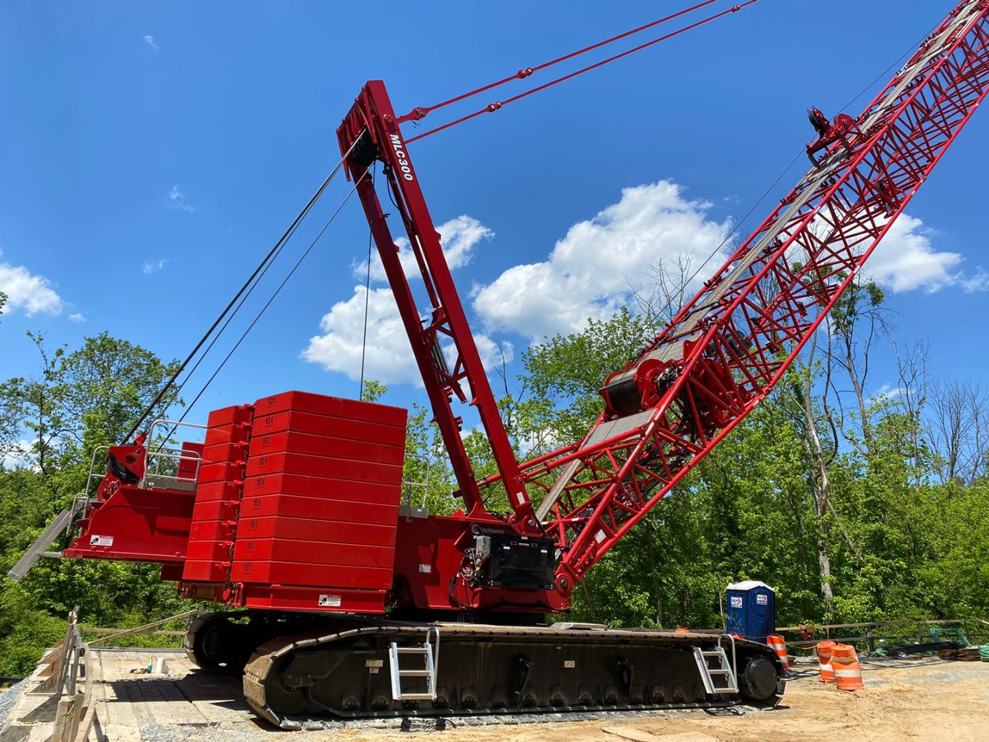 Manitowoc MLC300 Crawler Lattice Boom Cranes Excellent Quality Cranes ...